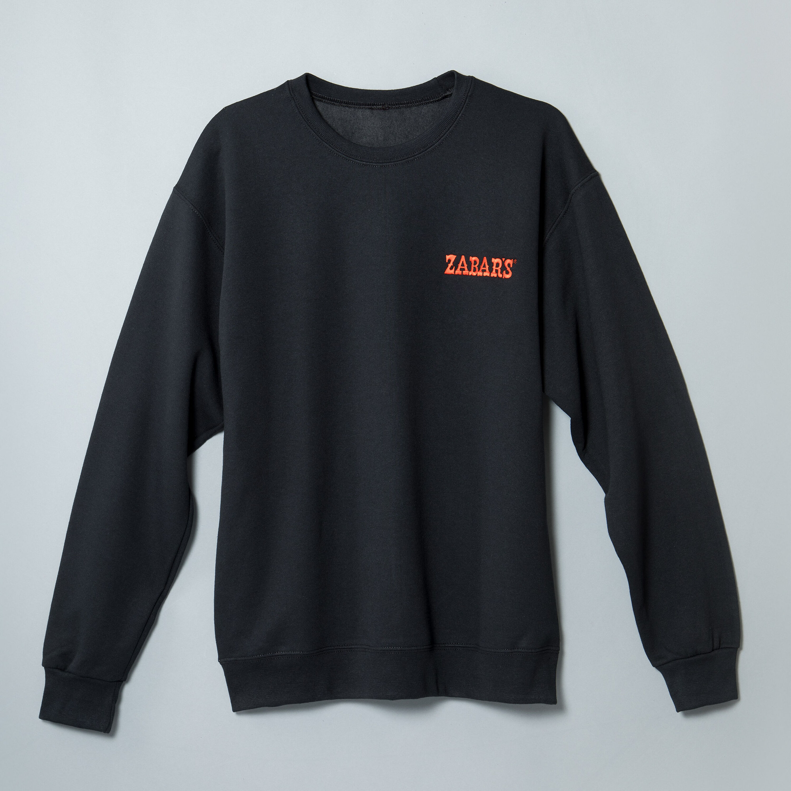 Zabar's Black Embroidered Logo Sweatshirt
